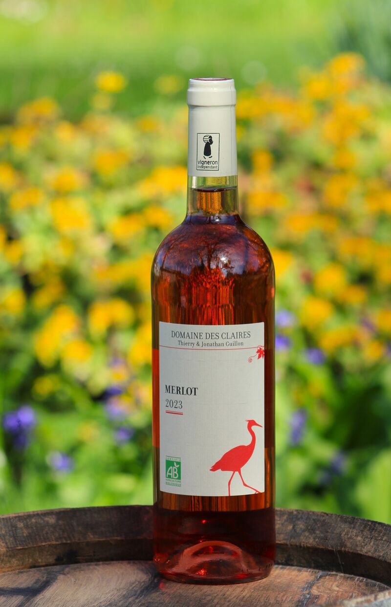 Merlot Rosé sec | Domaine des Claires